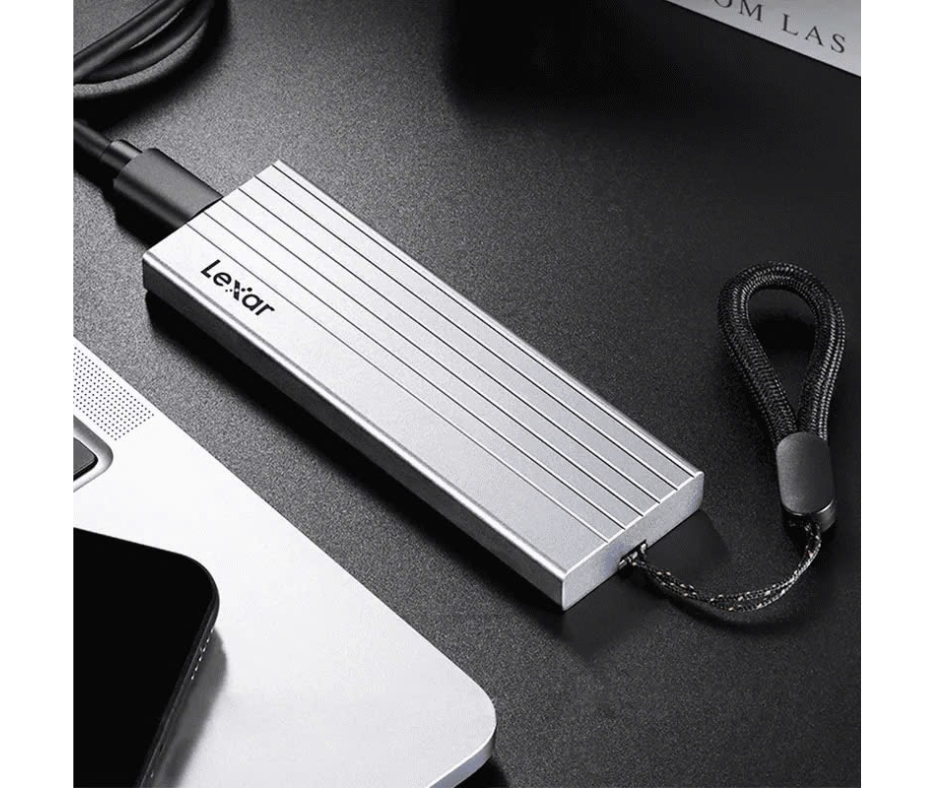 Box di động SSD M.2 PCIe NVMe Gen3x4 / Gen4x4 Type-C Lexar E6 LPAE06N ...
