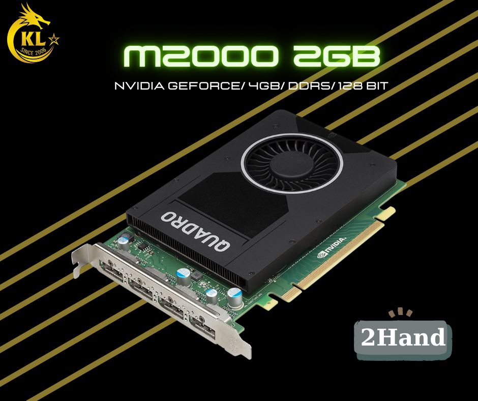 Card màn hình Quadro M2000 (NVIDIA Geforce/ 4Gb/ DDR5/ 128 Bit ...