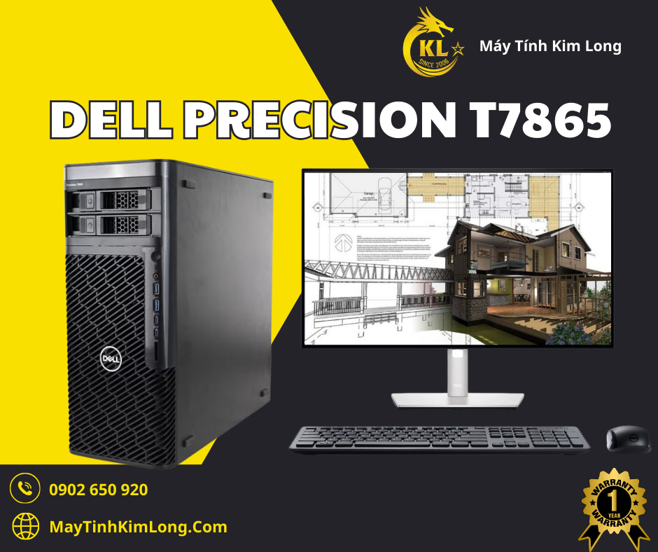 Máy trạm Workstation Dell Precision 7865 Tower (AMD Ryzen Threadripper ...