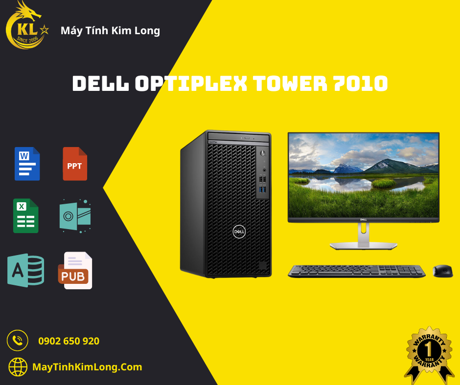Dell Optiplex 3060 Tiny/I7-8700T/Ram 8GB/SSD 120GB | MaytinhKimLong.com