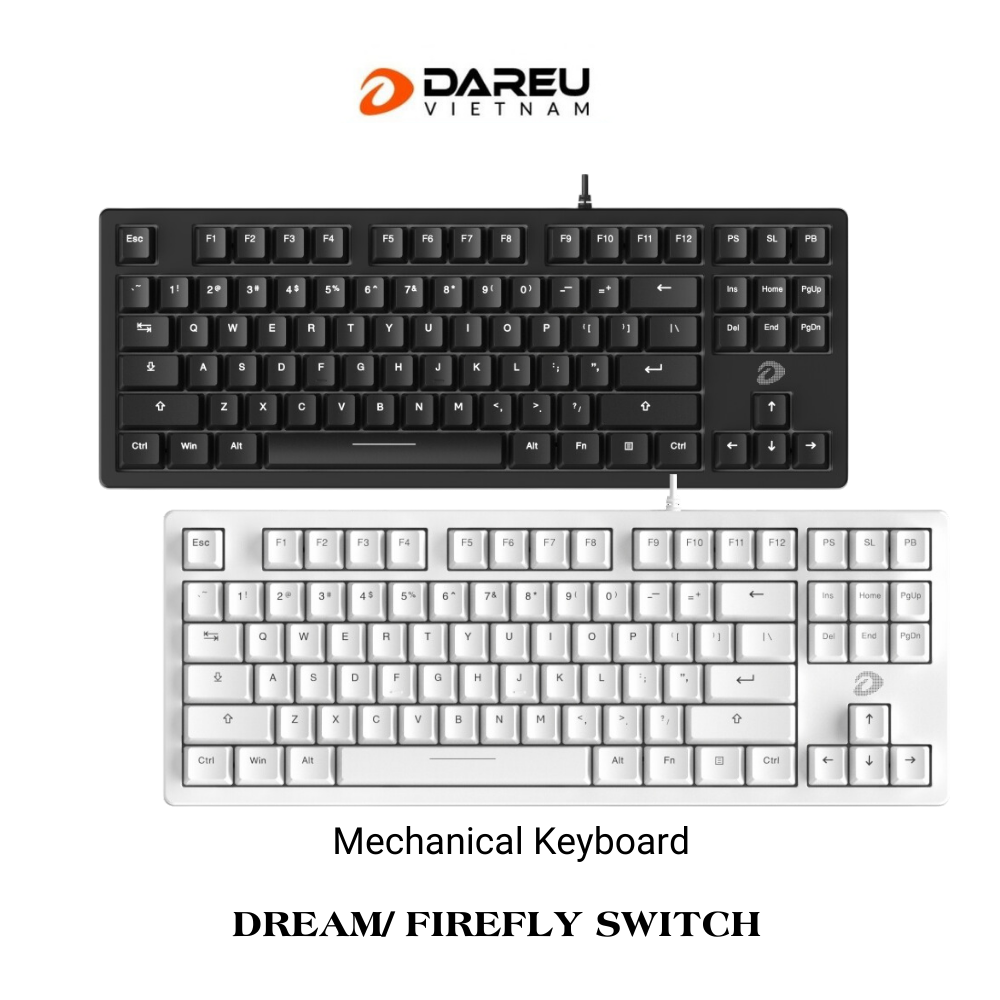 Bàn phím cơ Dareu EK87L V2 (Không Led) Dream Switch | MaytinhKimLong.com