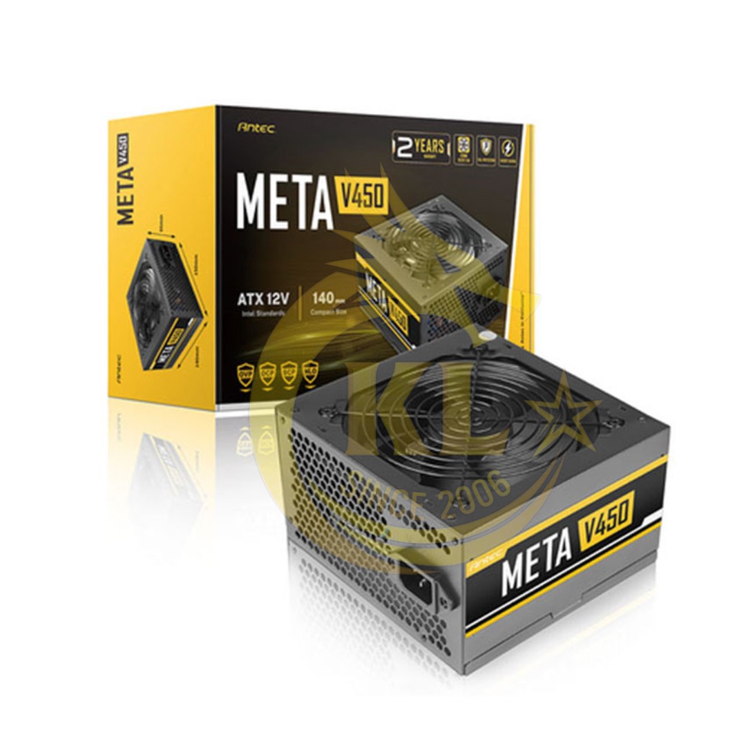 Nguồn máy tính Antec Meta V450 EC, điện áp 230V, công suất 450W ...